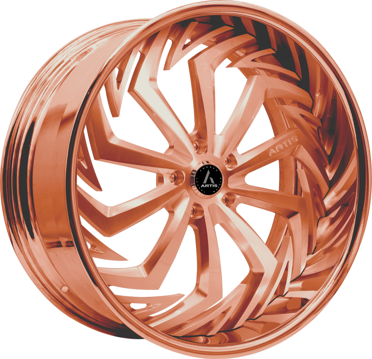 ARTIS FORGED ROYAL WHEELS ROSE GOLD FINISH – Wheel Designers
