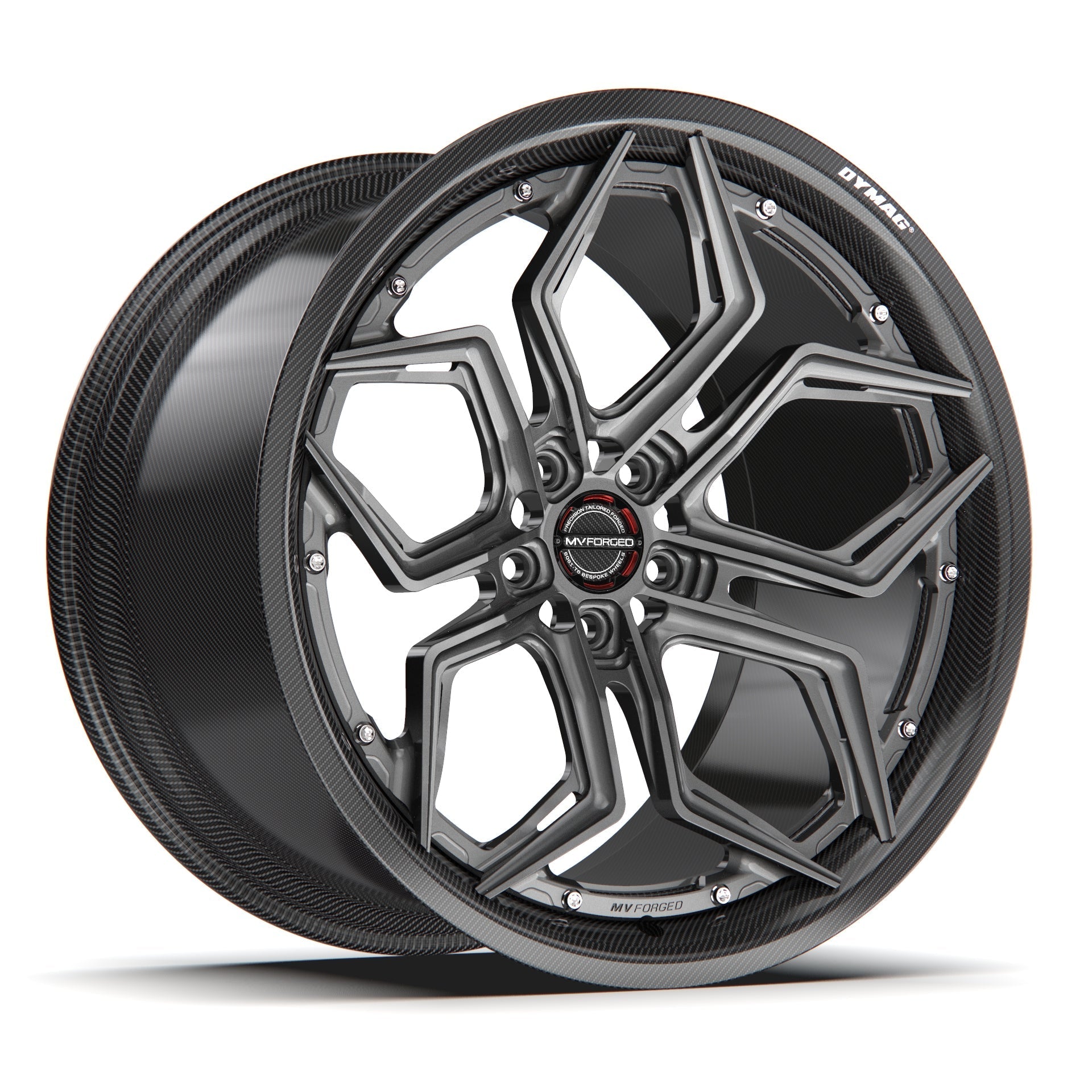 MV FORGED MR-525 DYMAG CARBON SERIES - CUSTOM FERRARI 488 – Wheel Designers