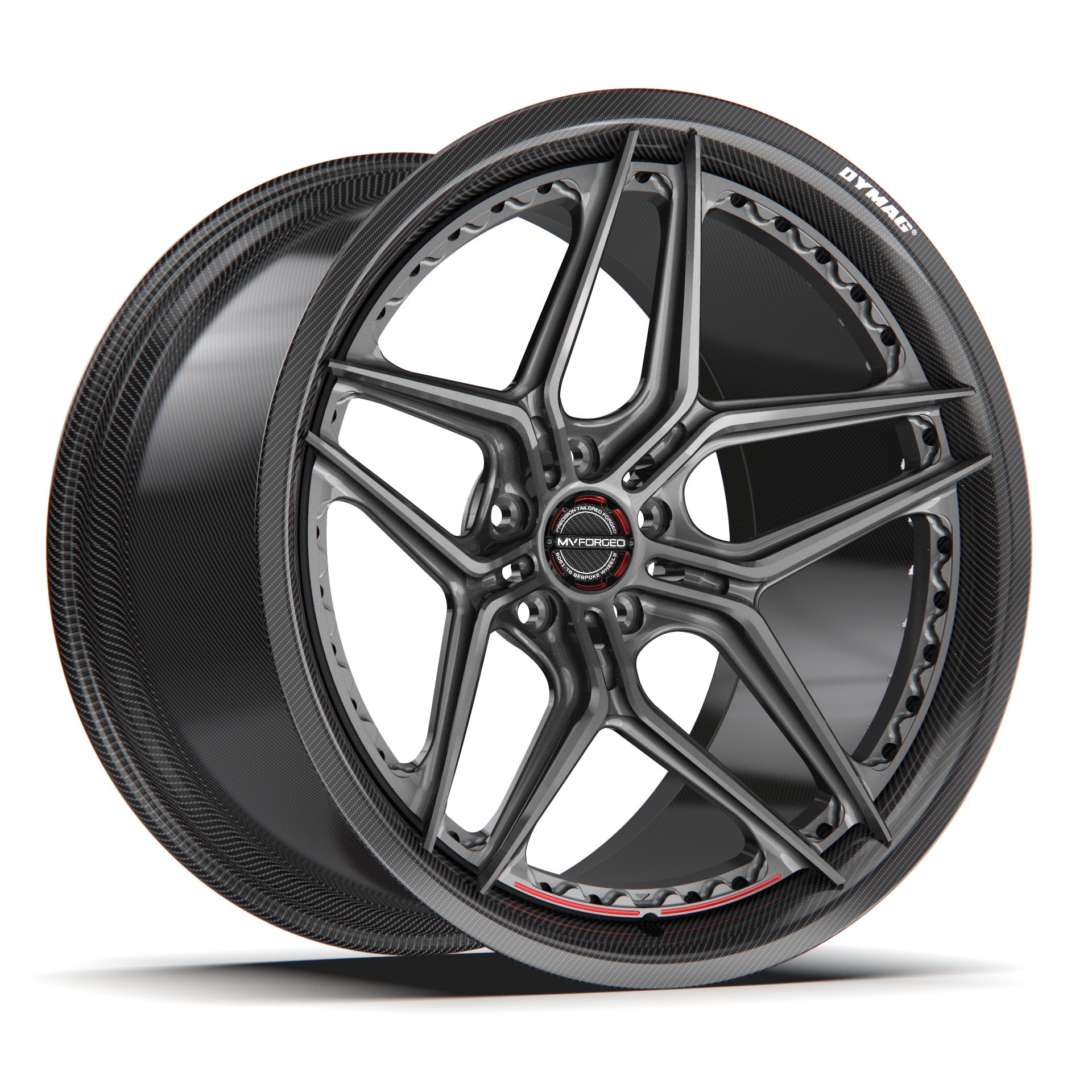 MV FORGED SL120 DYMAG CARBON SERIES - CUSTOM CORVETTE ZR1 ZR1X – Wheel ...
