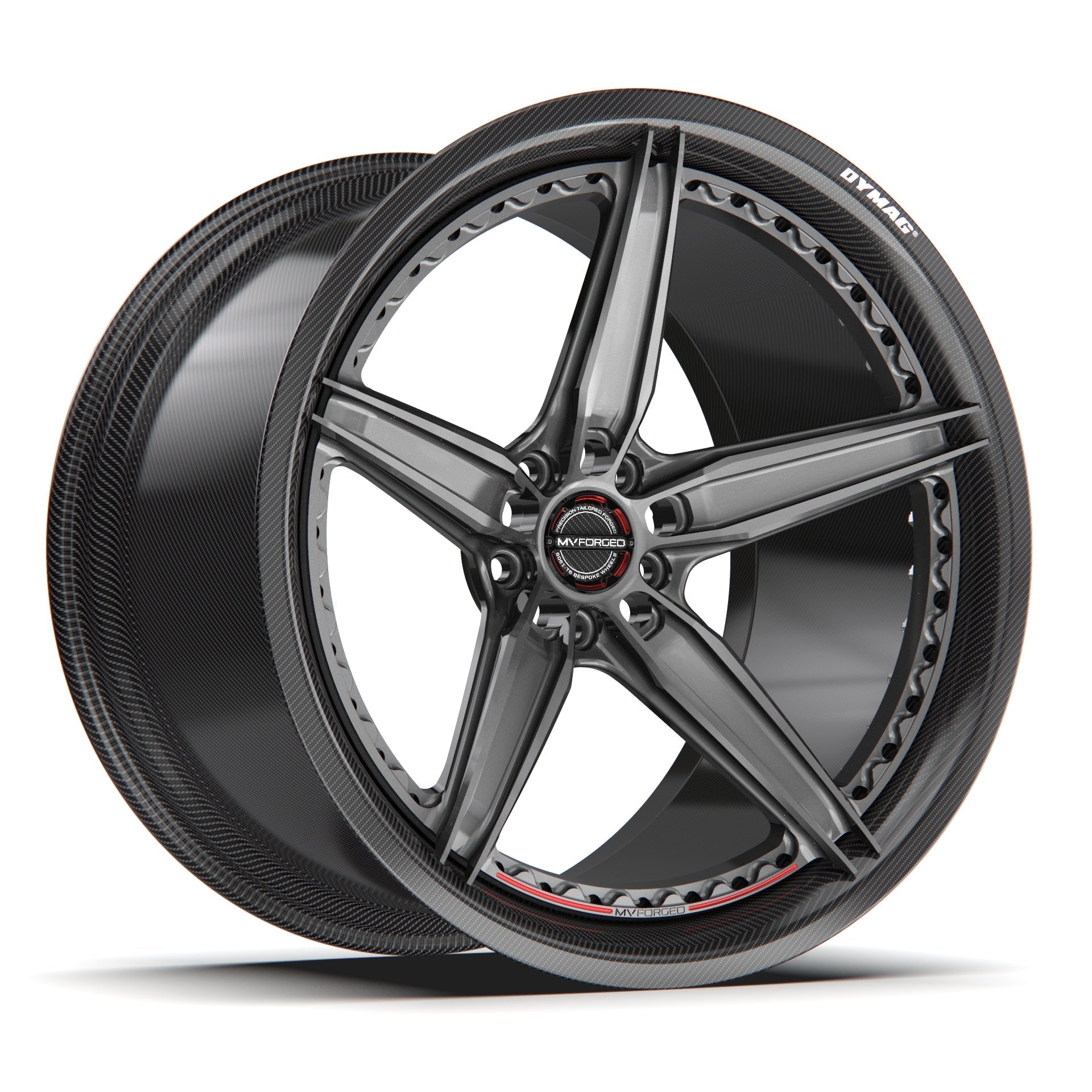 MV FORGED SL500 DYMAG CARBON SERIES - CUSTOM AUDI R8 – Wheel Designers